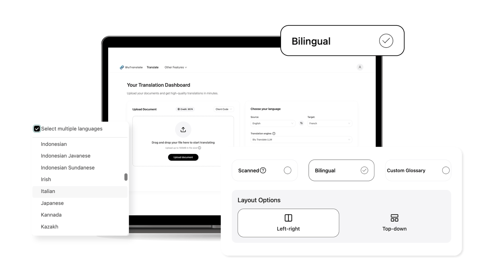 Bluente File Translator